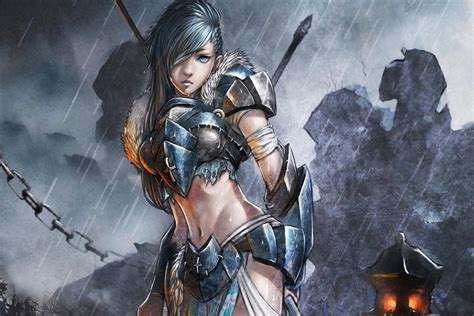 Anime Warrior Girl Wallpapers Top Free Anime Warrior Girl Backgrounds