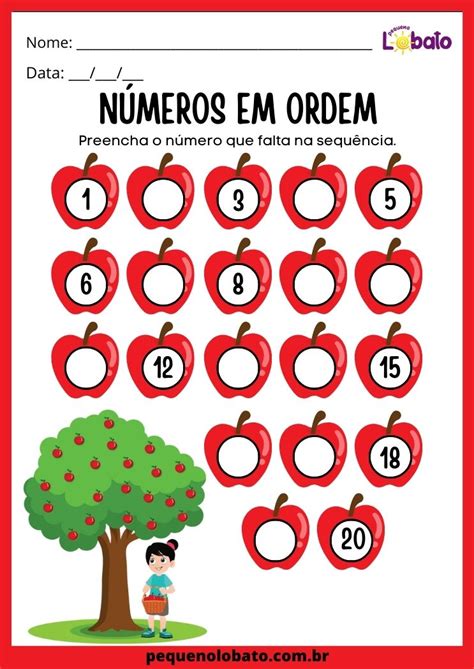 Atividades N Meros Na Educa O Infantil Para Imprimir Explore O