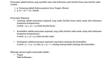 Detail Contoh Nilai Kebenaran Koleksi Nomer