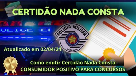 Como emitir Certidão Negativa do Serviço Central de Proteção ao Crédito