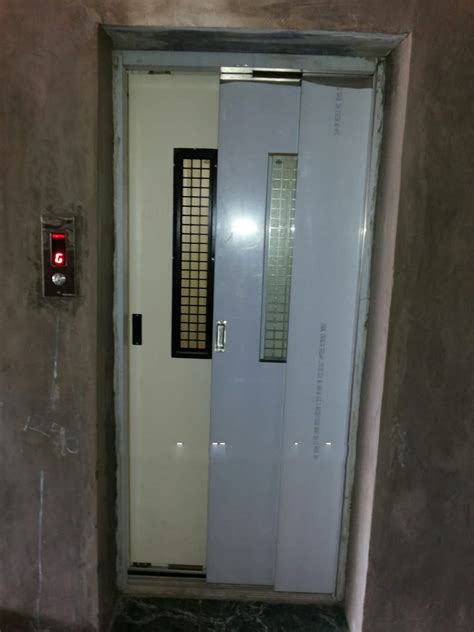 Mild Steel Side Opening Manual Telescopic Elevator Door ID 22882877391