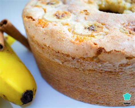 Bolo de banana farinha de arroz SEM GLÚTEN