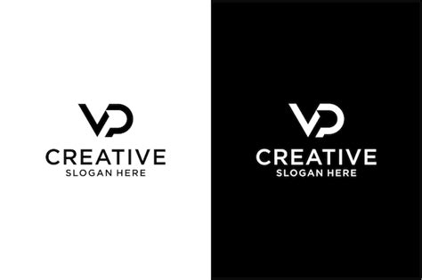 Premium Vector Letter V P Logo Design Concept