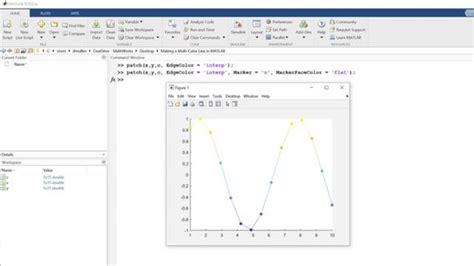 making a multi color line in matlab stuart s matlab videos matlab and simulink