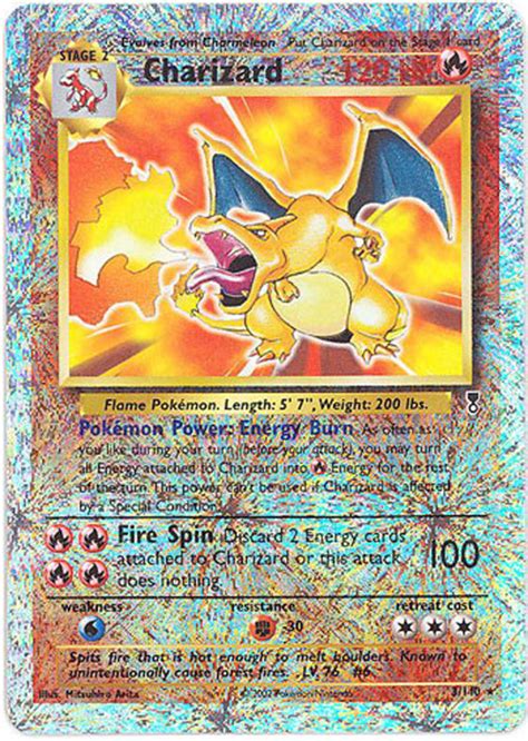 Pokemon Card Legendary Collection 3 110 CHARIZARD Reverse Holo