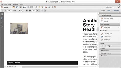 add images in acrobat xi pro tutorial teachucomp inc