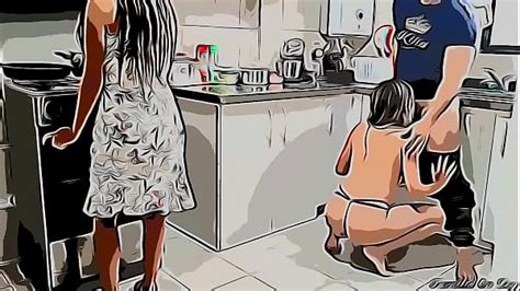 Follo a mi Cuñada en la Cocina y mi Esposa se hace la Loca pero le