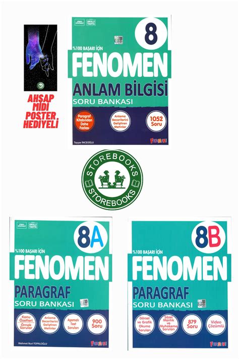 Fenomen Yayıncılık 8 Sınıf Anlam Bilgisi ve Paragraf A B Soru Bankası