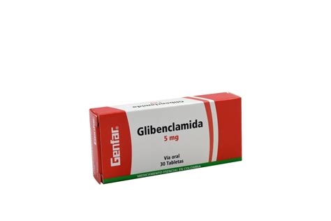 Comprar Glibenclamida 5 Mg Caja X 30 Tabletas Farmalisto