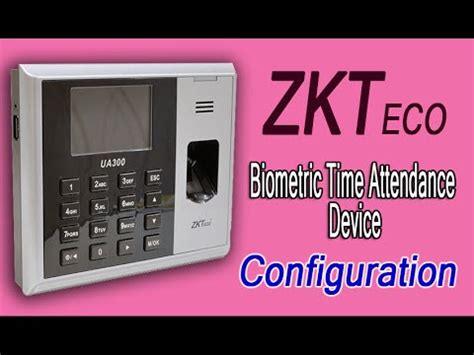 How To Configure Zkteco Biometric Attendance Device With Zktime