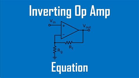inverting and non inverting op amp youtube