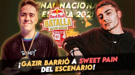 GAZIR BARRIÓ A SWEET PAIN DEL ESCENARIO RED BULL ESPAÑA FINAL