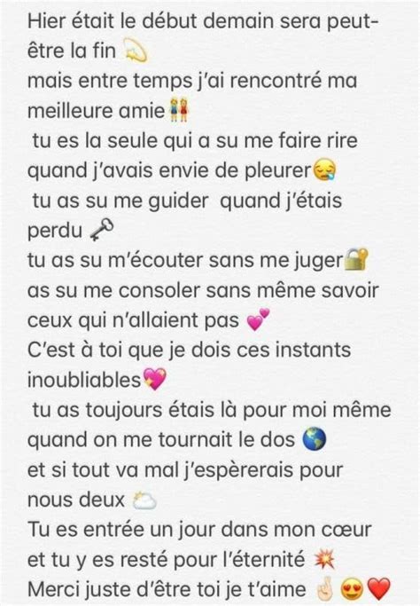 Texte d amitié qui fait pleurer