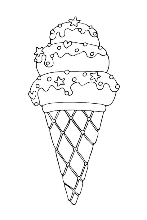 Sorvetes Para Colorir Ice Cream Coloring Pages Easy Coloring Pages