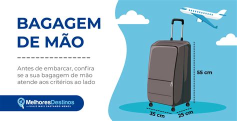 Bagagem de mão medidas dúvidas dicas e tudo que você quer saber
