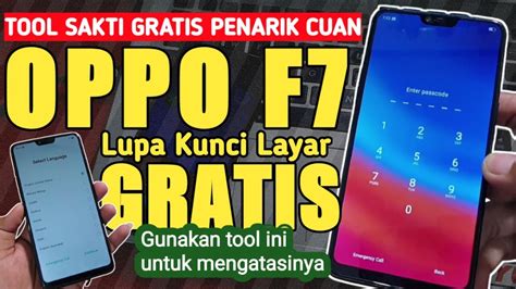 Cara Mengatasi Oppo F7 Lupa Pola Pin Sandi Kunci Layar CPH1819 Gratis