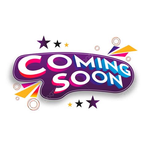 Em Breve Ilustra O De Banner Png Em Breve Texto Bandeira Imagem