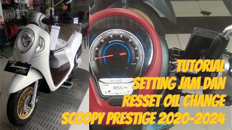Tutorial Cara Setting Jam Dan Menghapus Atau Reset Oil Change Pada
