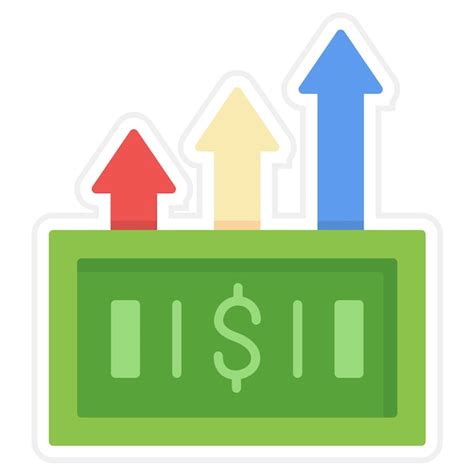 Imagen Vectorial Del Icono De Crecimiento Del Dinero Se Puede Utilizar