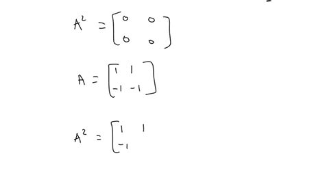 determine all 2 ×2 matrices a such that a 2 0 numerade