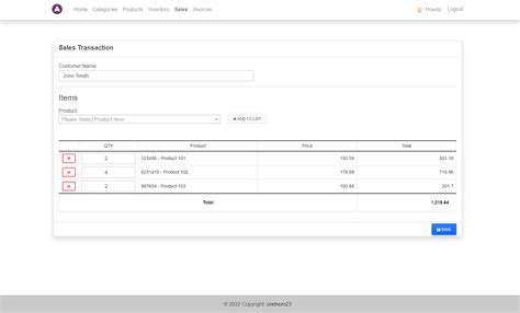 inventory management system in python using django free source code sourcecodester
