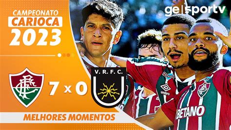 Fluminense X Volta Redonda Melhores Momentos Semifinal Carioca