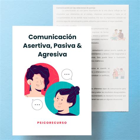 Comunicación asertiva pasiva y agresiva en las parejas PsicoRecursos