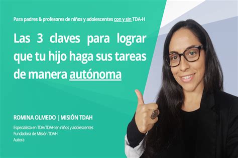 Las 3 claves para lograr que tu hijo haga su tarea de manera autónoma