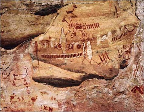 Pintura Rupestre Parque Nacional da Serra da Capivara São Raimundo
