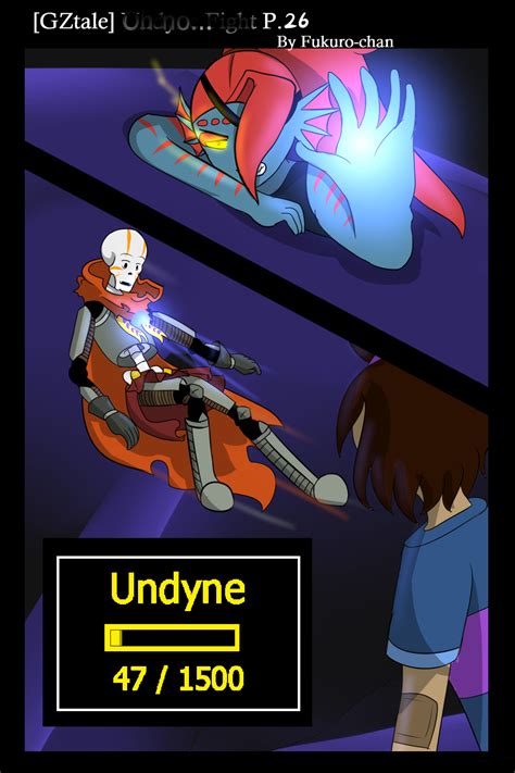 GZtale Undyne Fight P 26 Fan Comic By FukuroMami555 On DeviantArt