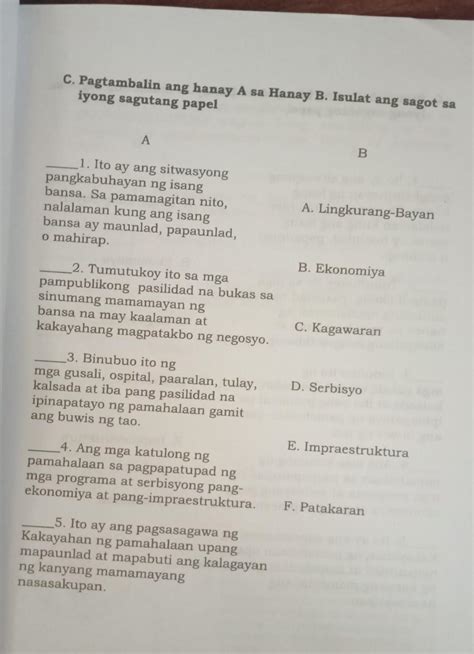 Pasagot Po Ng Nasa Photo Brainly Ph