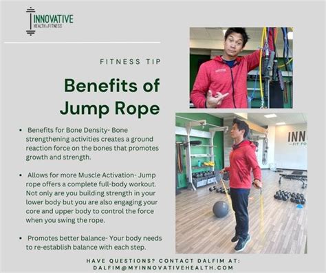Fitness Tip Benefits Of Jumping Rope Innovative Health Fitness