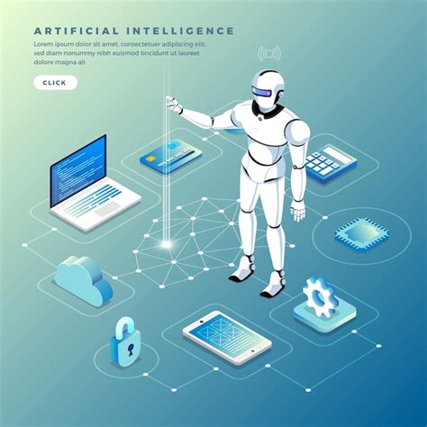 Ilustraciones Concepto Inteligencia Artificial Ai Vector Premium