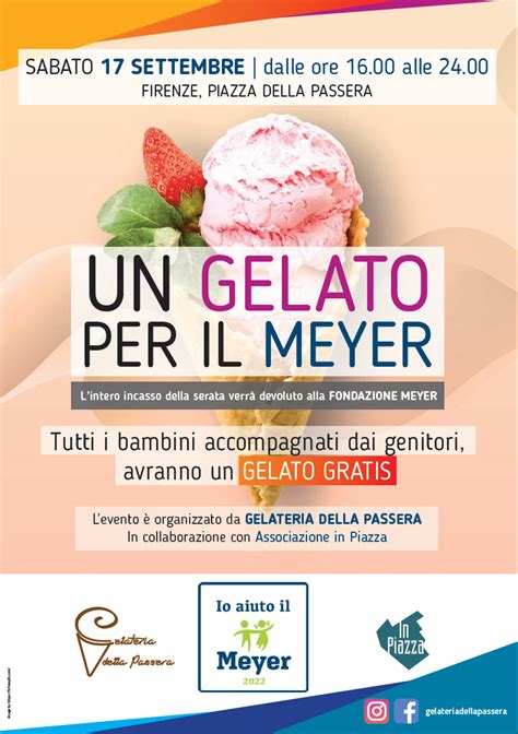 Eventi Solidali Un Gelato Per Il Meyer Fondazione Meyer