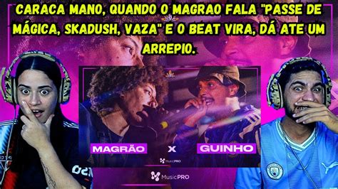REACT O MONSTRO VOLTOU MAGRÃO X GUINHO PRIMEIRA FASE 369ª BATALHA