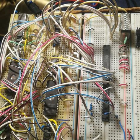 homebrew 4 bit transistorized cpu