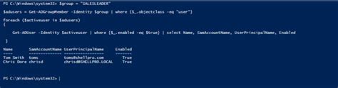 powershell get adgroupmember get ad group members shellgeek