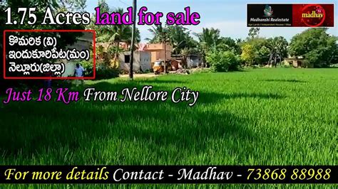 Acres Agri Land For Sale Lakhs Per Acre Komarika V