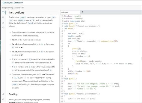 Solved Cengage Mindtap Programming Exercise Chegg