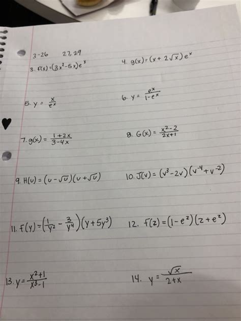 solved find the derivative without simplifying