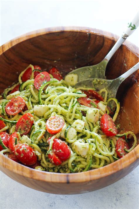 Pesto Zucchini Noodles Zen Spice