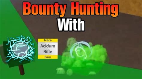 Rumble Acidum Rifle Bounty Hunting Update 17 One Shot Combo