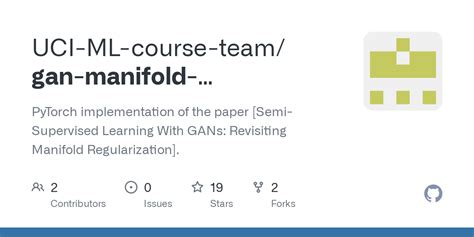 github uci ml course team gan manifold regularization pytorch pytorch implementation of the