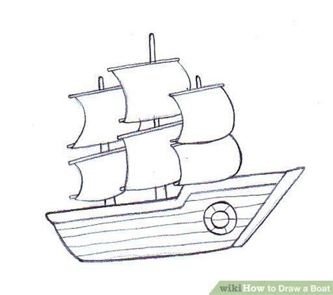 Ways To Draw A Boat Boat Drawing Boat Drawing Simple Ship Drawing