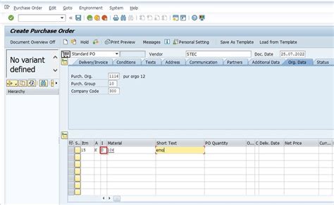 SAP PO Types