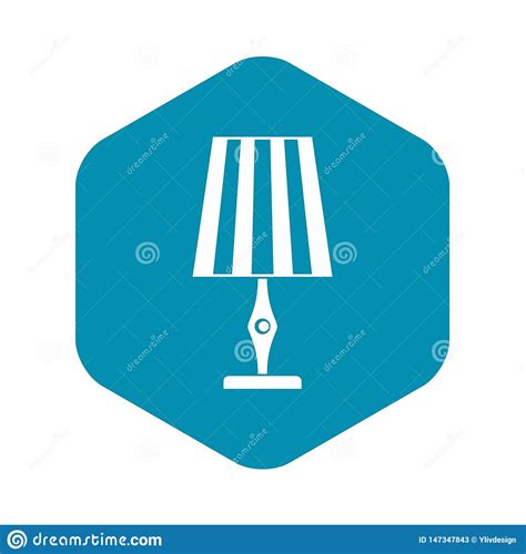 Icono De La L mpara De Mesa Estilo Simple Ilustración del Vector