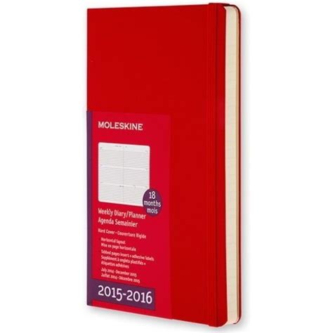 Moleskine 18 months Weekly Planner Red купить отзывы и характеристики