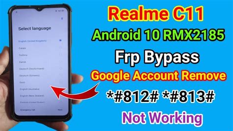Realme C Frp Bypass Android Rmx Realme C Google