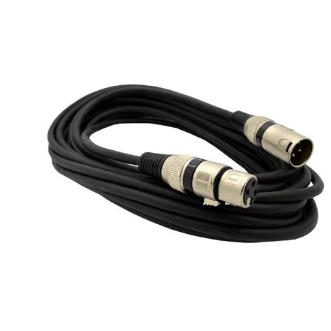 Cabo Xlr Macho X Xlr Fêmea Balanceado 1 Metro Shopee Brasil