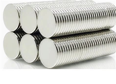 MAGNES NEODYMOWY SILNY OKRĄGŁY MAGNESY NEODYMOWE 10MM X 1 5MM ZESTAW